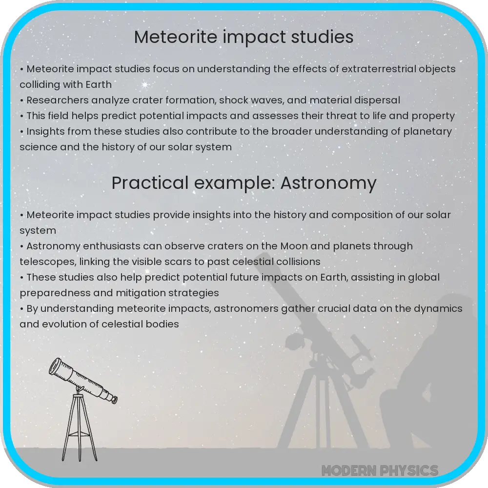 Meteorite Impact Studies | Geophysics Insights & Analysis
