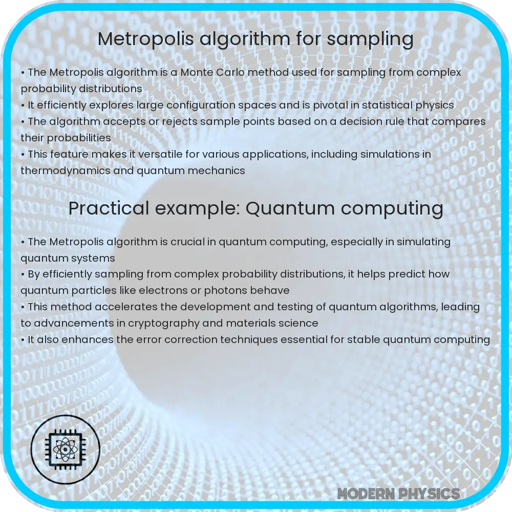 Metropolis Algorithm Efficient Sampling And Thermal Equilibrium 8935