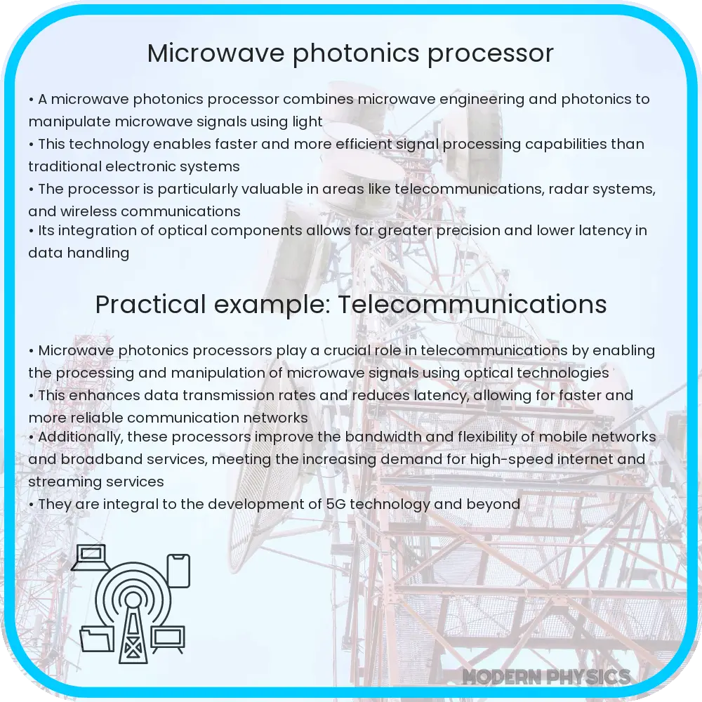 Microwave Photonics Processor | Speed, Integration & Efficiency
