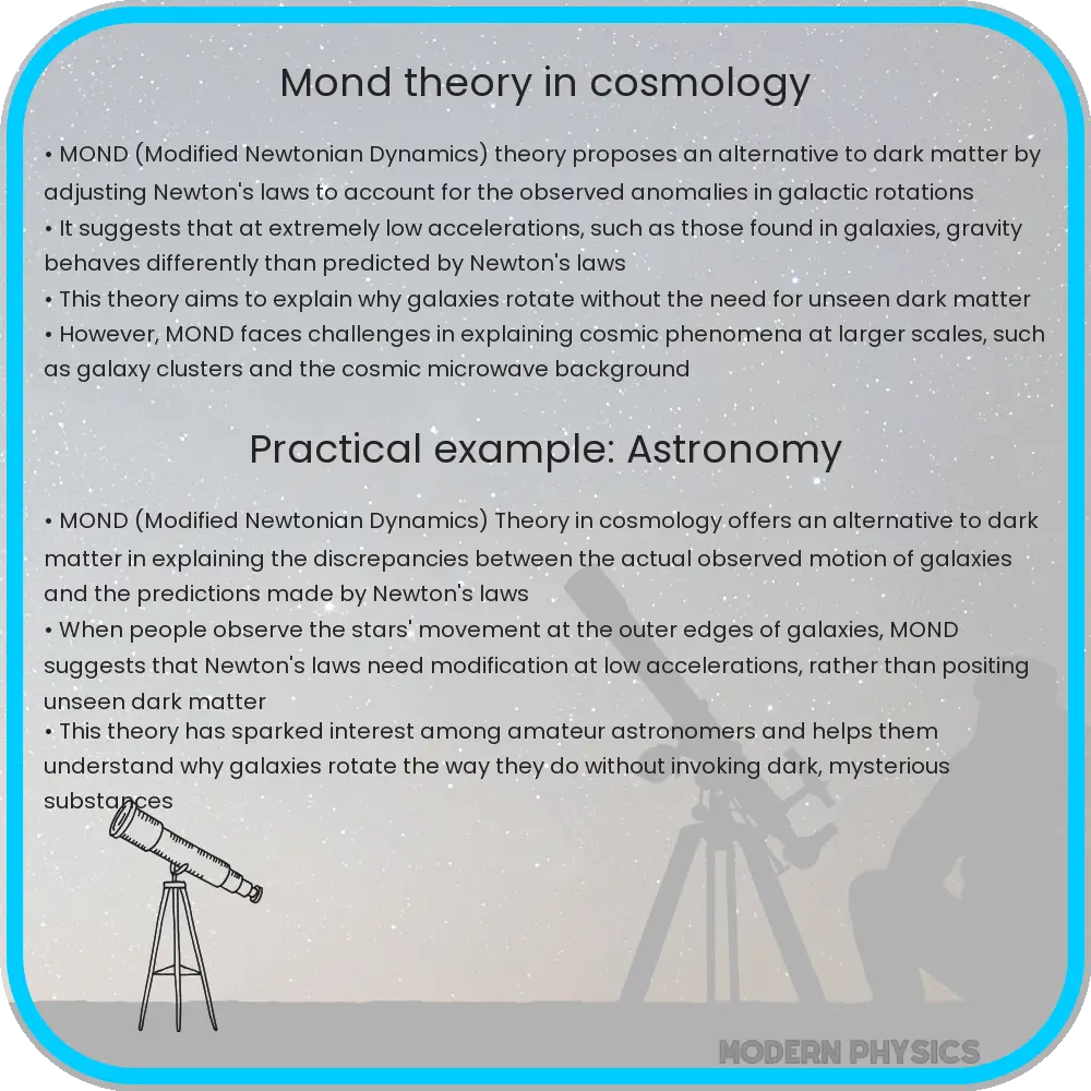 MOND Theory | Dark Matter, Gravity & Universe Dynamics