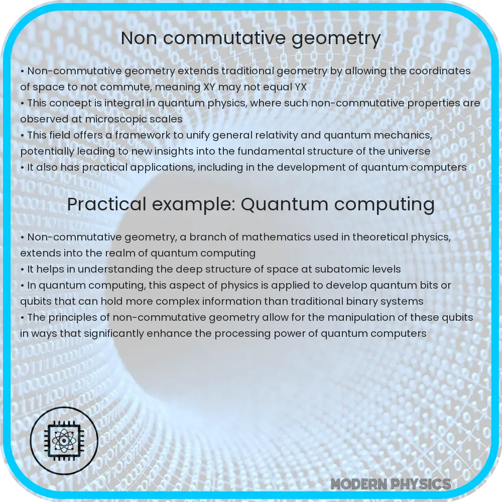 Non Commutative Geometry Quantum Space Time Dynamics And Hep