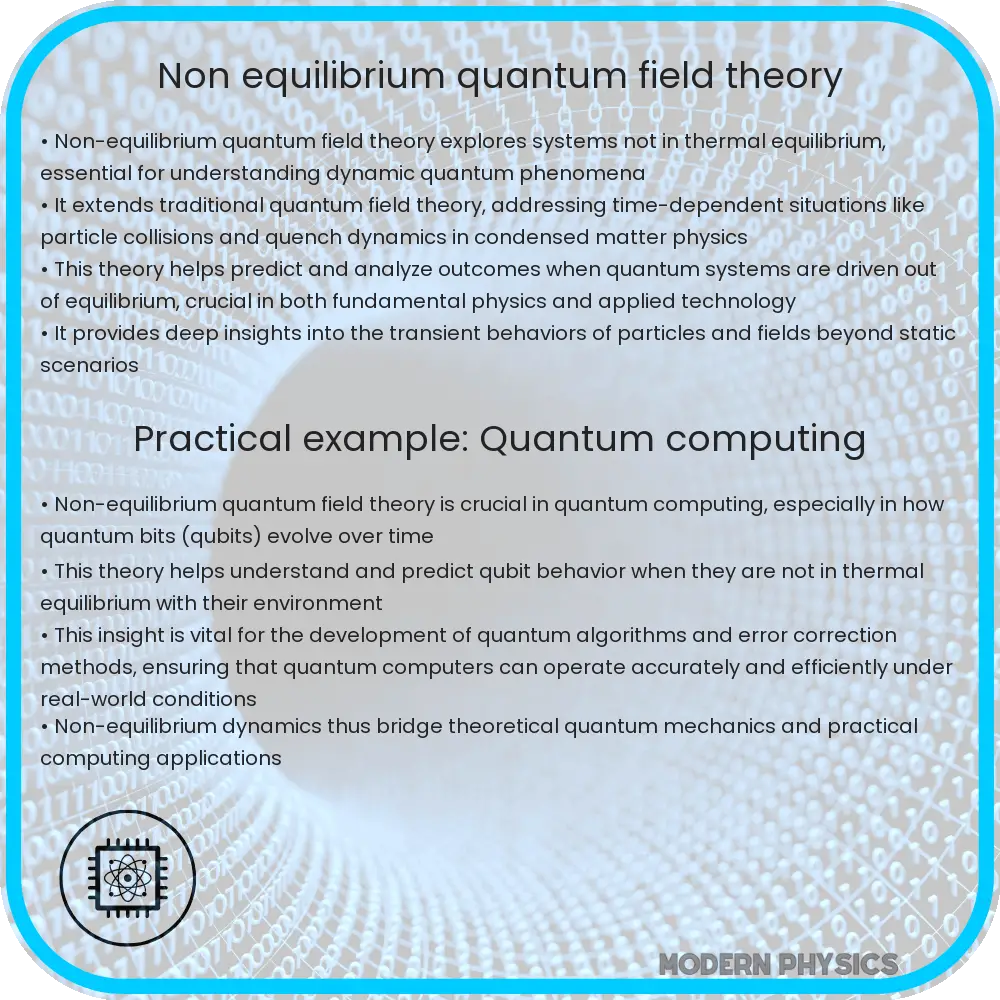Non-equilibrium Quantum Field Theory | Latest Trends, Applications ...
