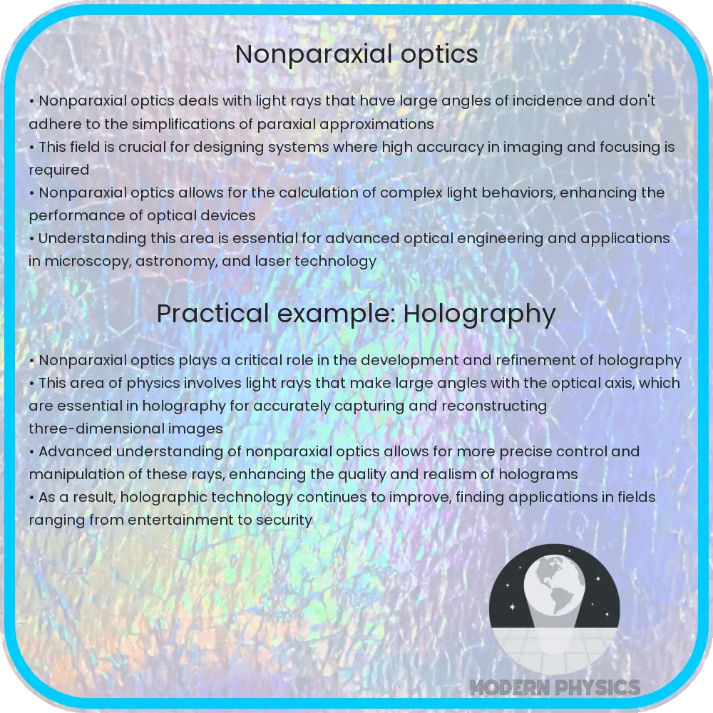 Nonparaxial Optics | Wave Theory, Precision & Applications
