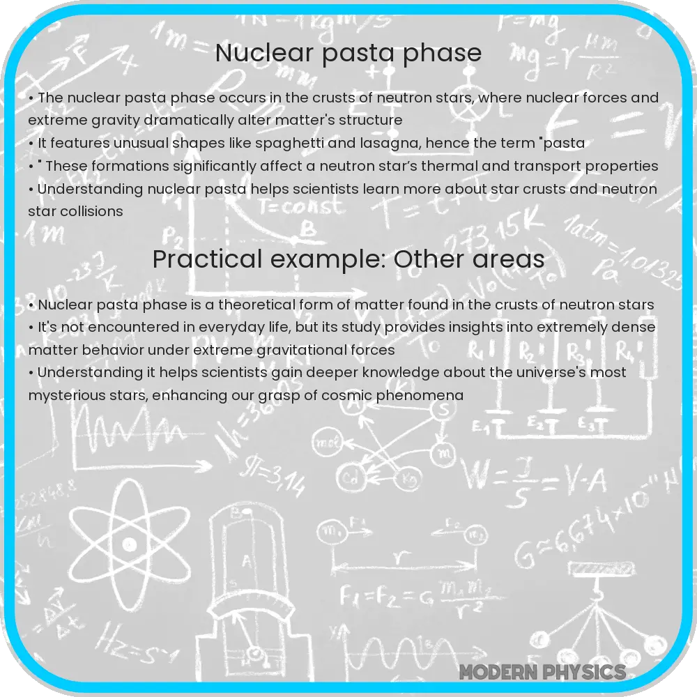 Nuclear Pasta Phase | Structure & Significance
