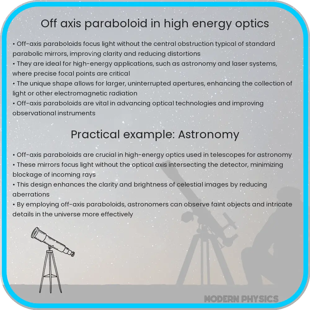Off-Axis Paraboloid | Precision, Clarity & Efficiency in Optics