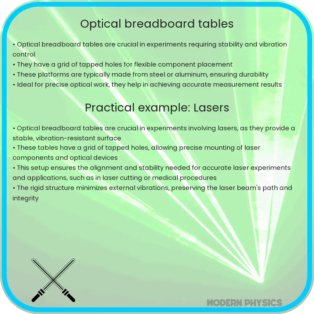 Optical Breadboard Tables | Stability, Precision & Durability