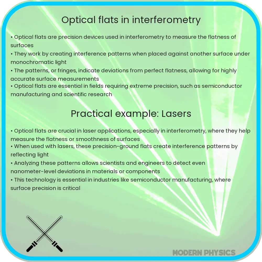 Optical Flats in Interferometry | Precision, Clarity & Utility