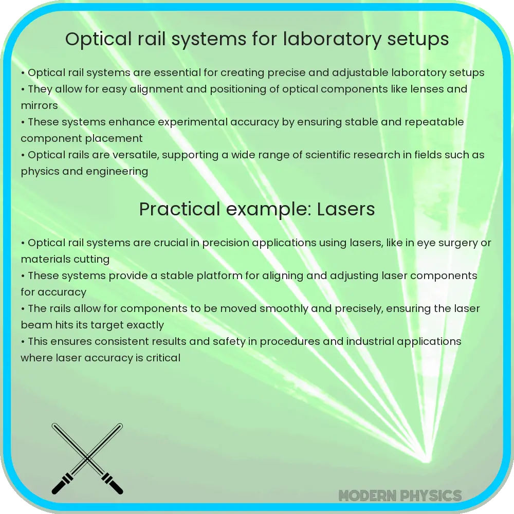 Optical Rail Systems | Precision, Flexibility & Stability