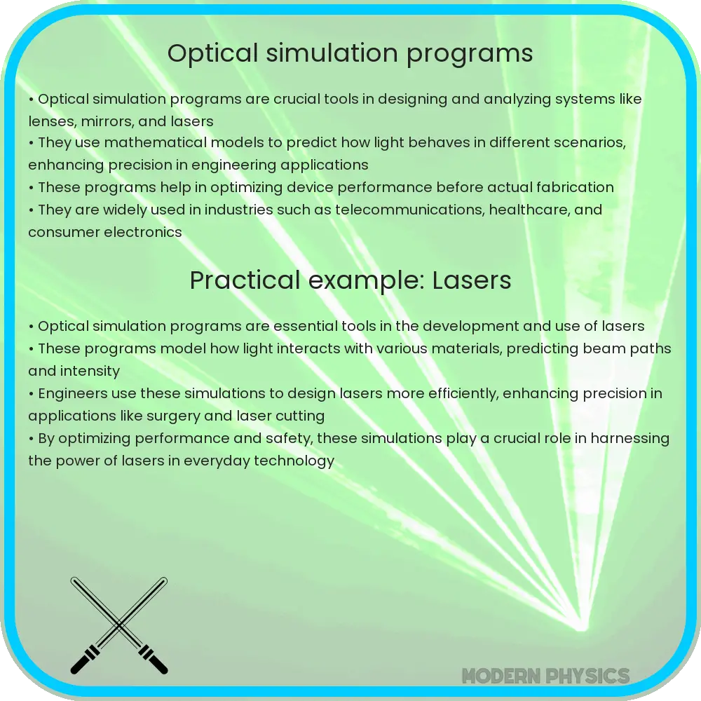 Optical Simulation Programs | Accuracy, Efficiency & Design