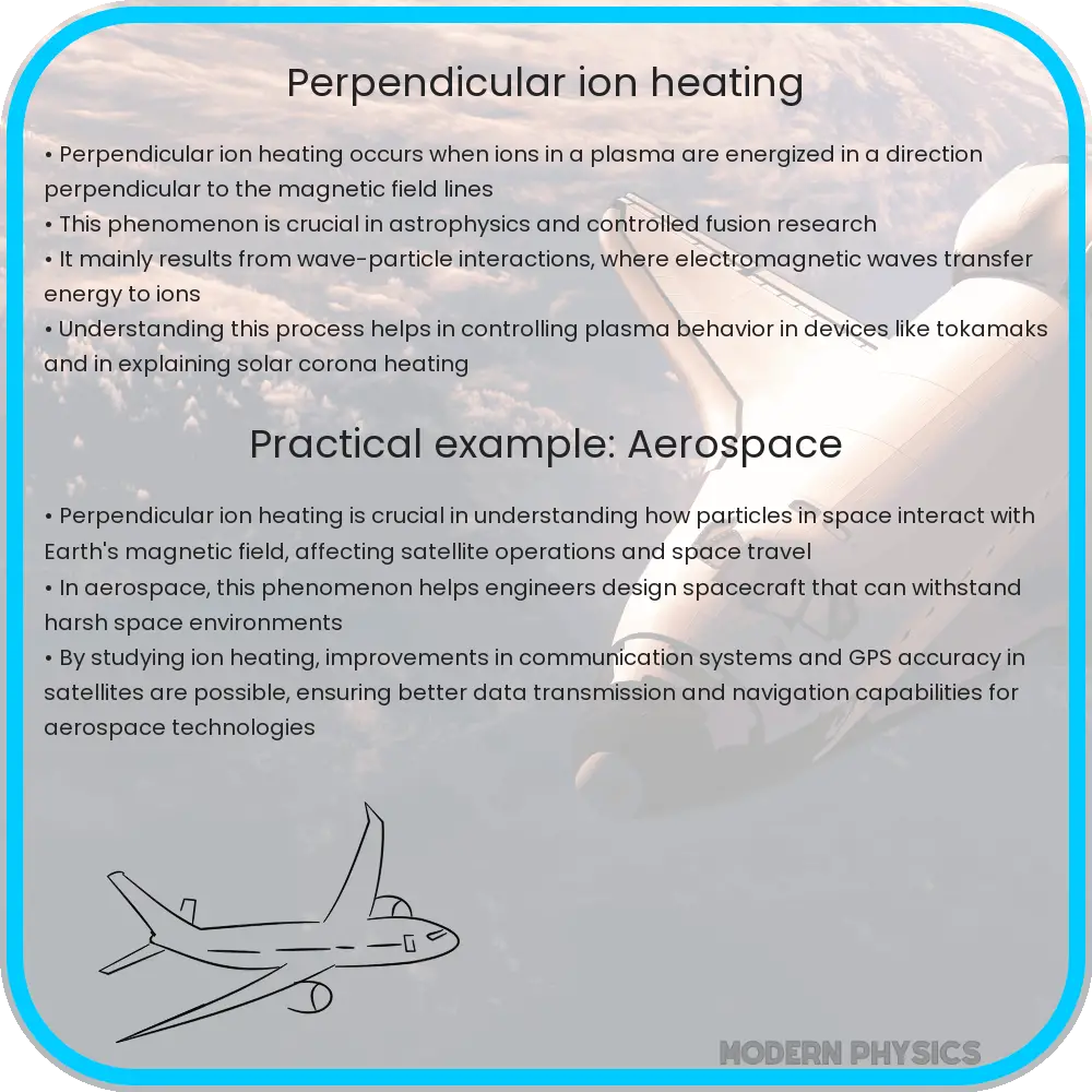 Perpendicular Ion Heating | Mechanisms, Effects & Plasma Physics