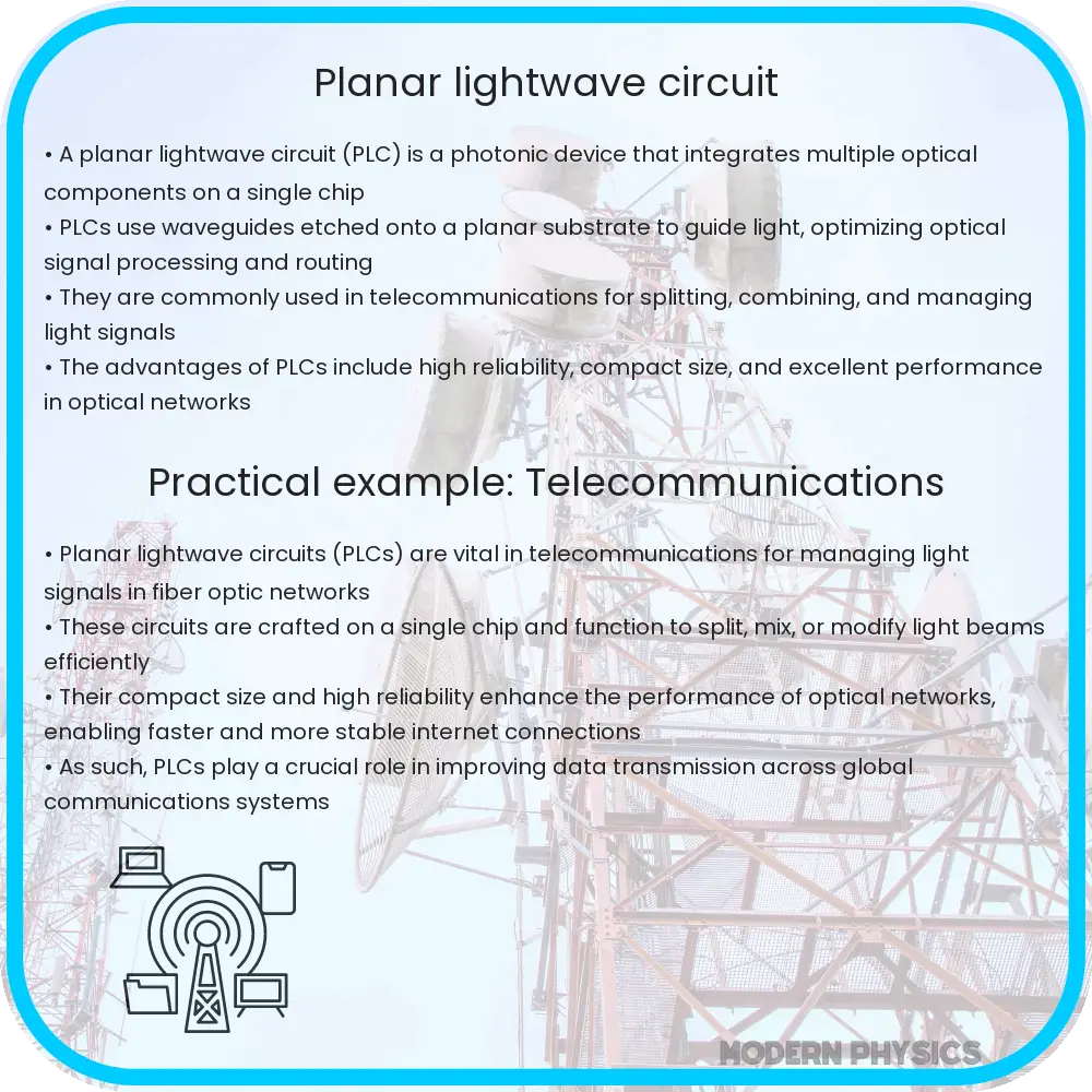 Planar Lightwave Circuit | Efficient, Compact & Reliable