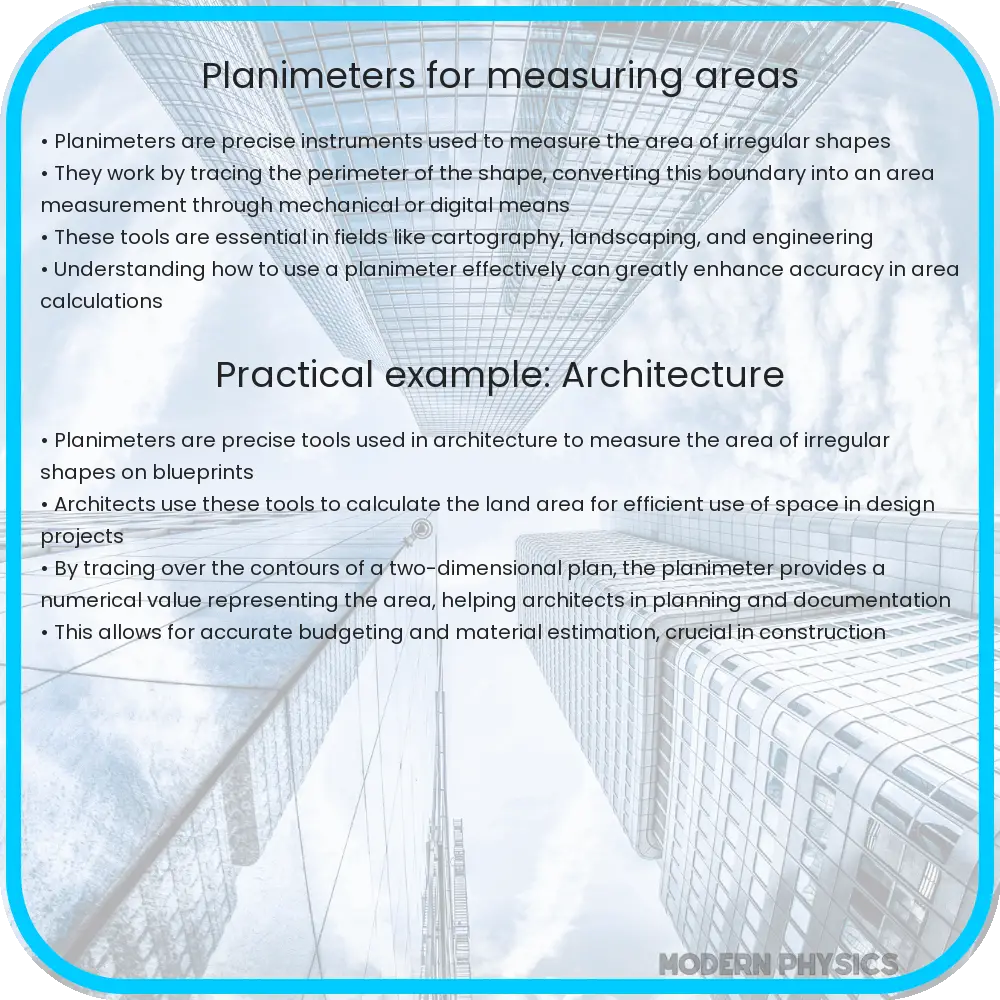Planimeters for Measuring Areas | Precision, Ease & Optical Insights