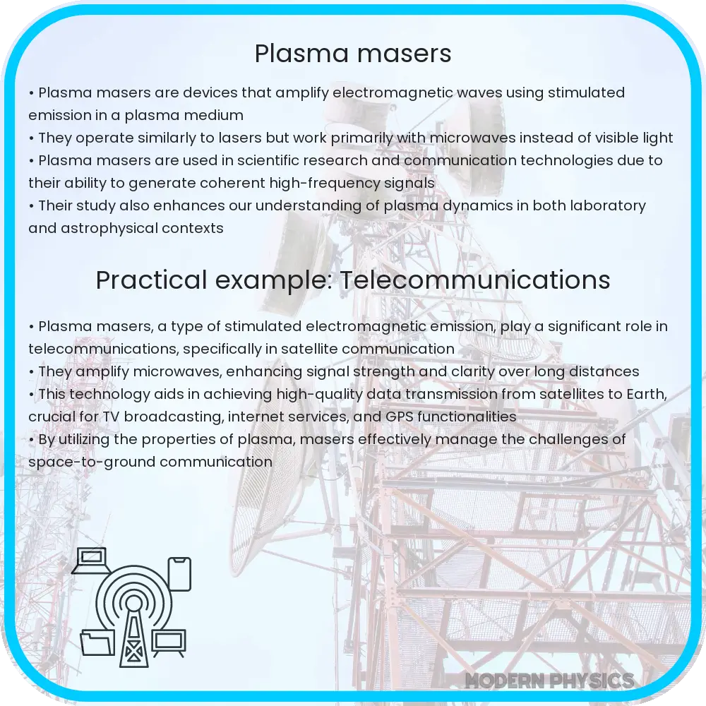 Plasma Masers | High-Power, Precision & Applications