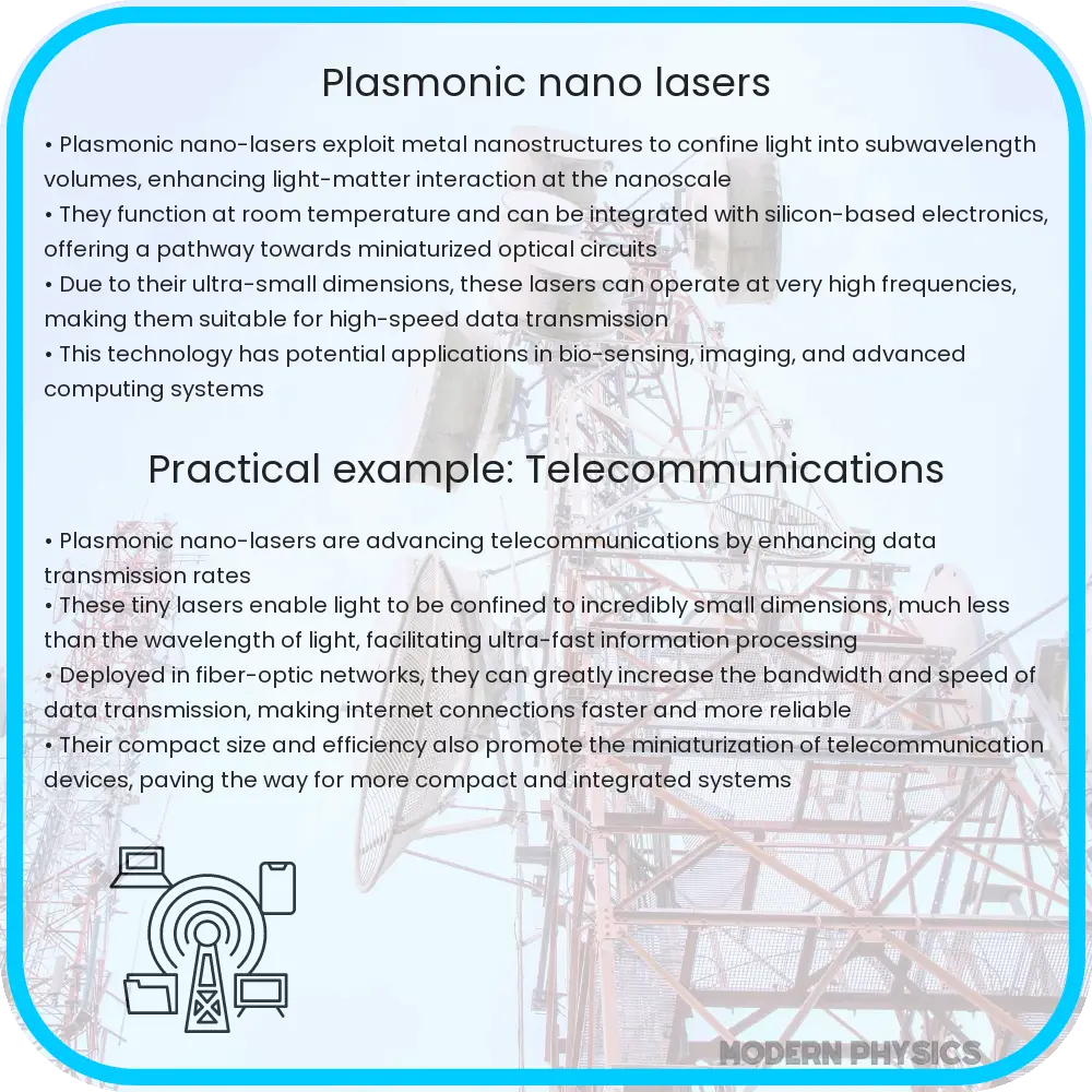 Plasmonic Nano-Lasers | Efficient, Miniature & Advanced Optics