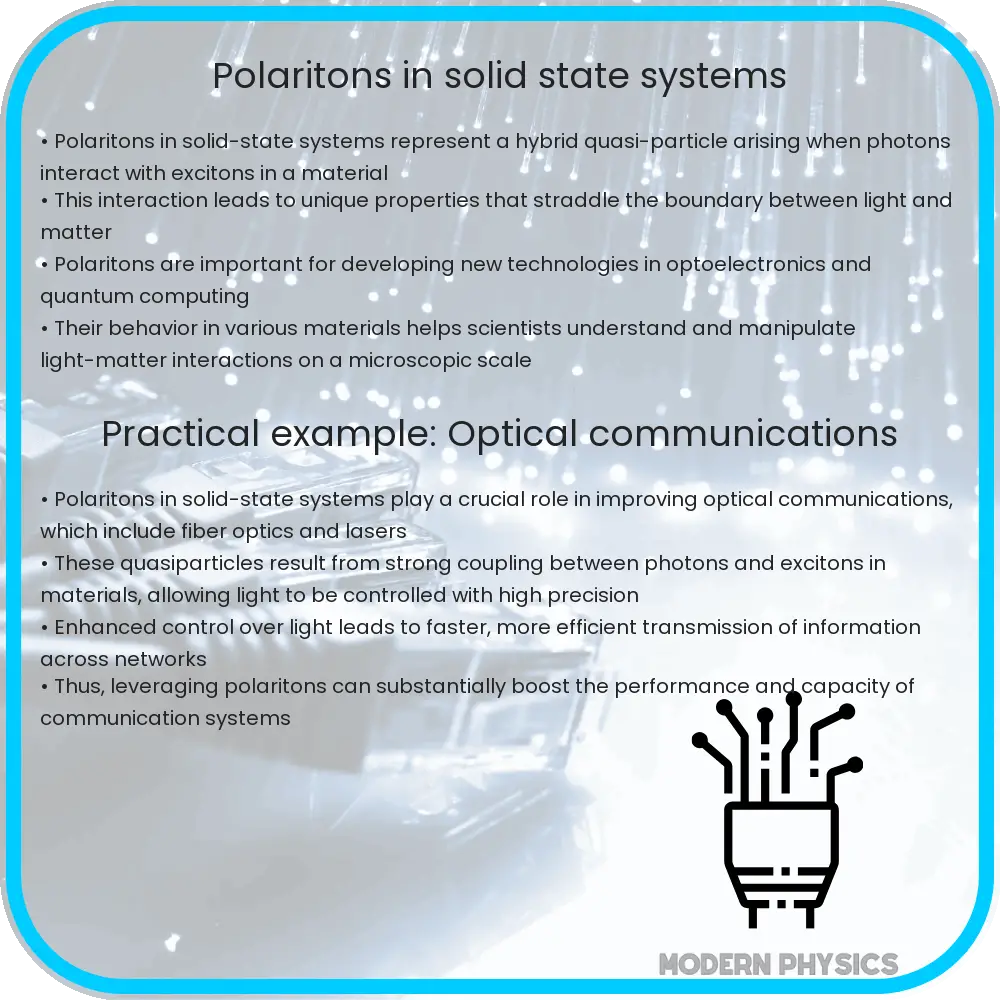 Polaritons in Solids | Quantum States, Coupling & Applications