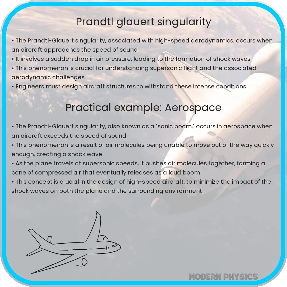 Prandtl-Glauert Singularity | Causes, Effects & Analysis in Hydrodynamics