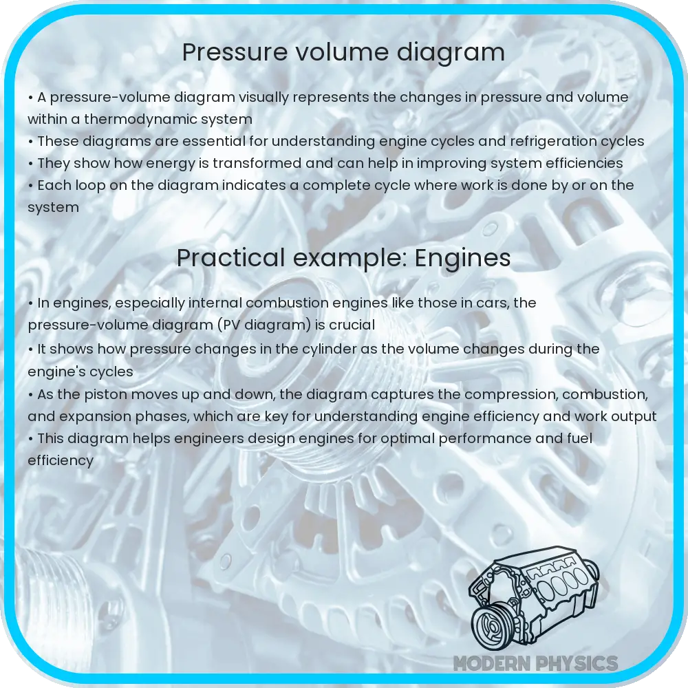Pressure-Volume Diagram | Thermodynamics, Efficiency & Work