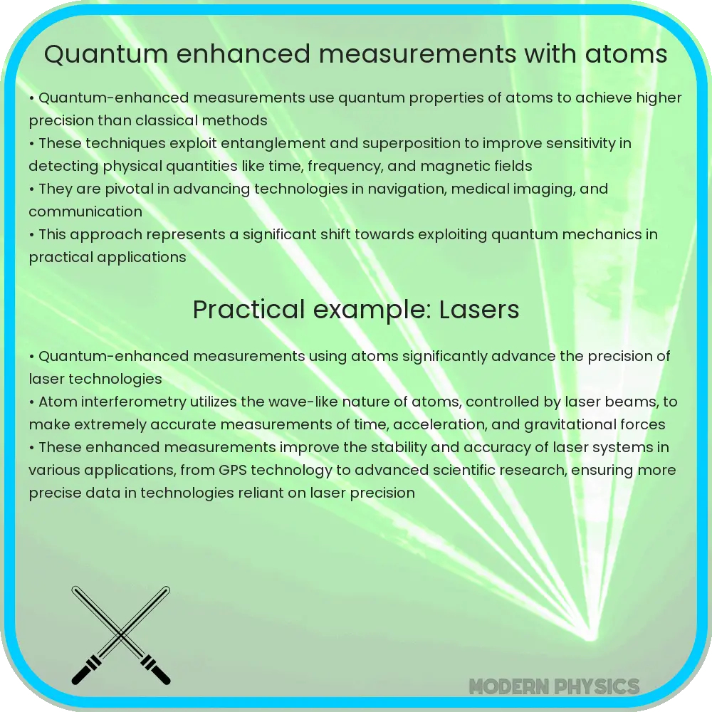 Quantum-Enhanced Measurements | Atoms Guide