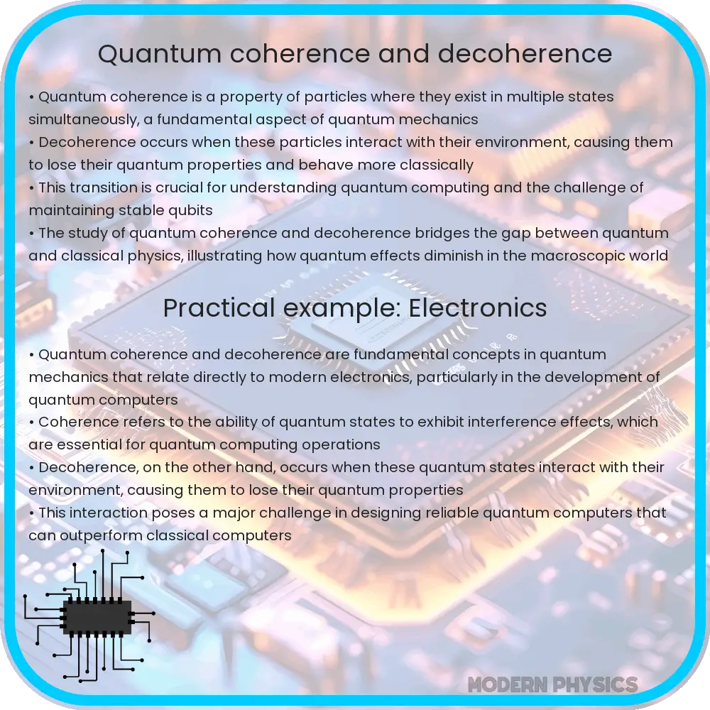 Quantum Coherence | Quantum Optics, Stability & Control