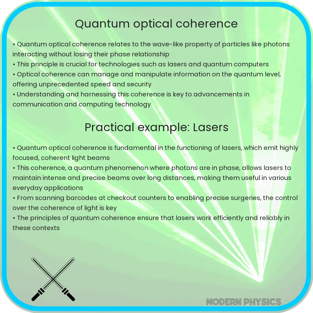Quantum Optical Coherence | Applications, Challenges & Trends