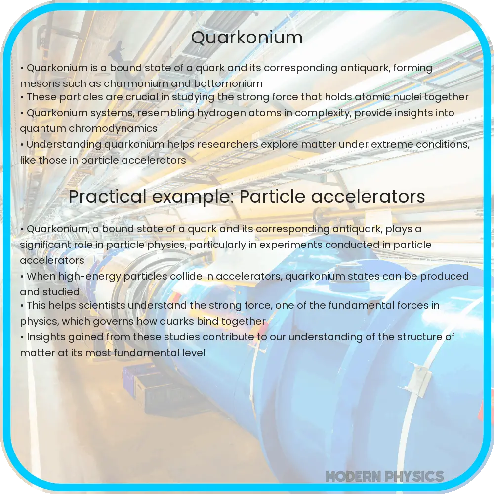 Quarkonium | Particle Physics, Structure & Cosmology