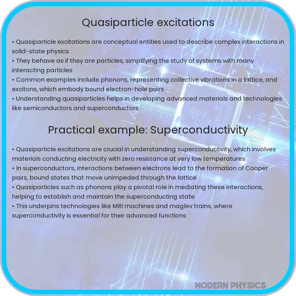 Quasiparticle Excitations | Superconductivity Dynamics & Research