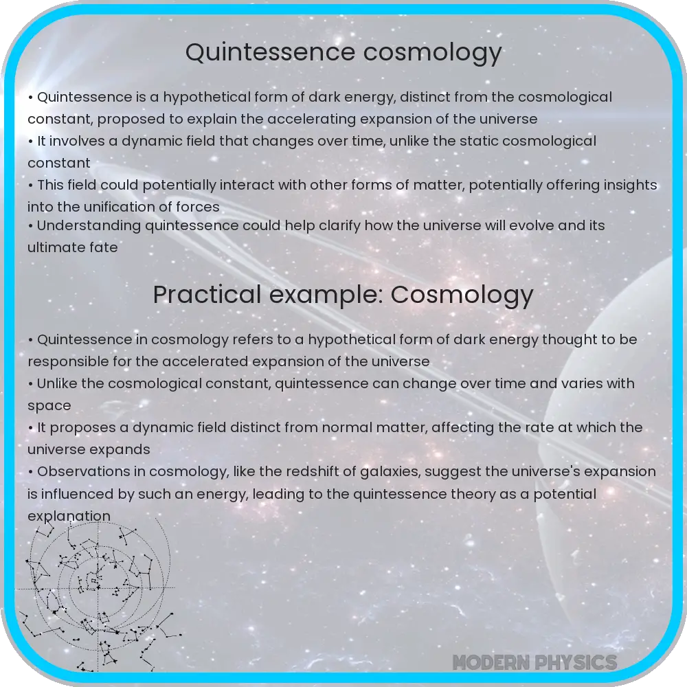 Quintessence | Dark Energy, Universe & Theory