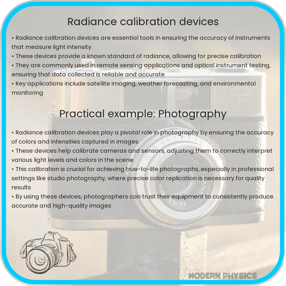 Radiance Calibration Devices | Accuracy, Stability & Precision