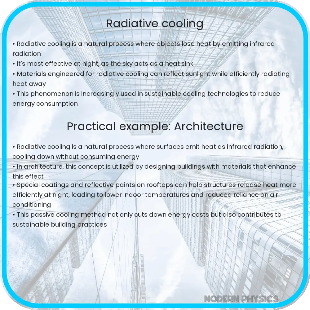 Radiative Cooling | Efficient, Natural & Climate-Smart