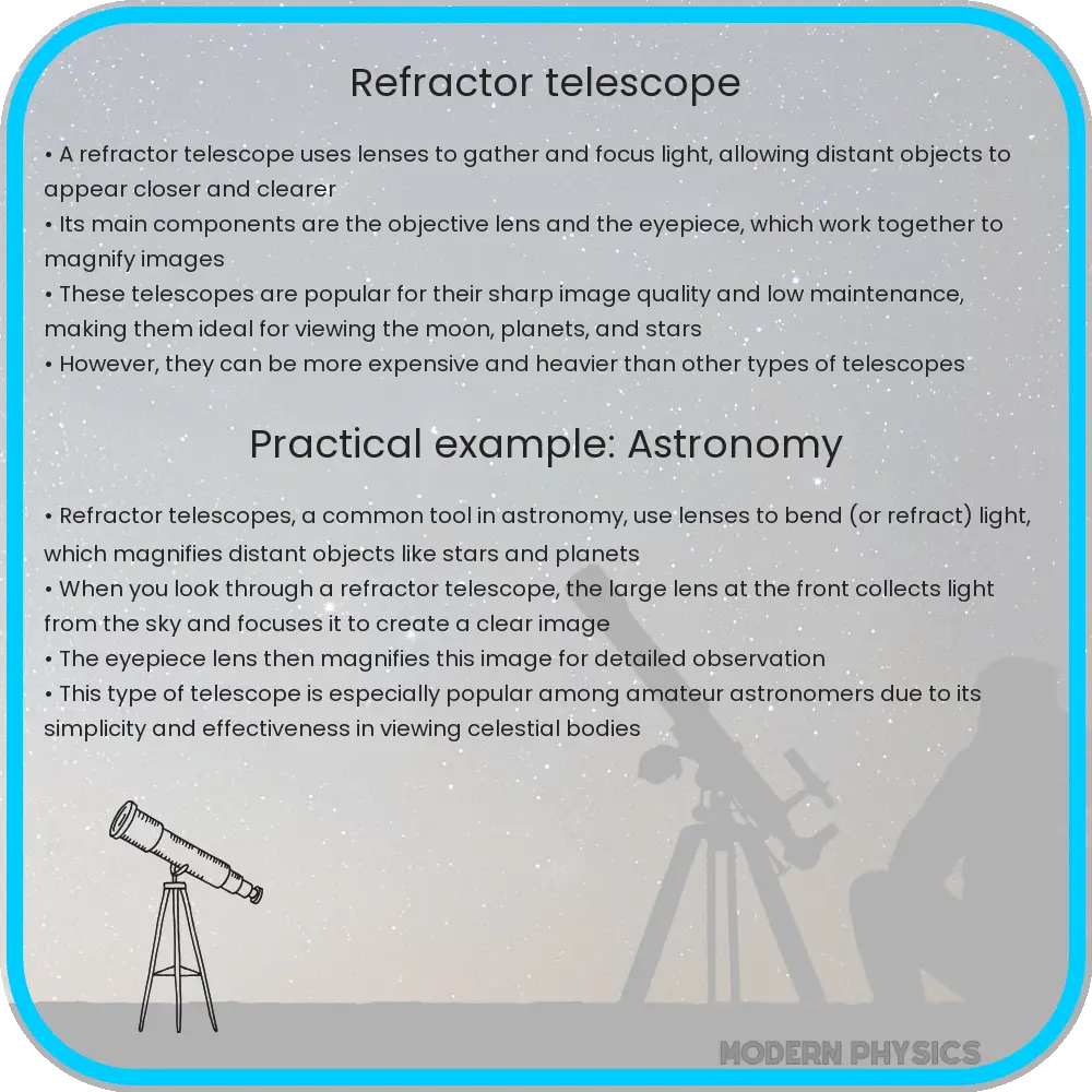 Refractor Telescope | Clarity, Magnification & Precision