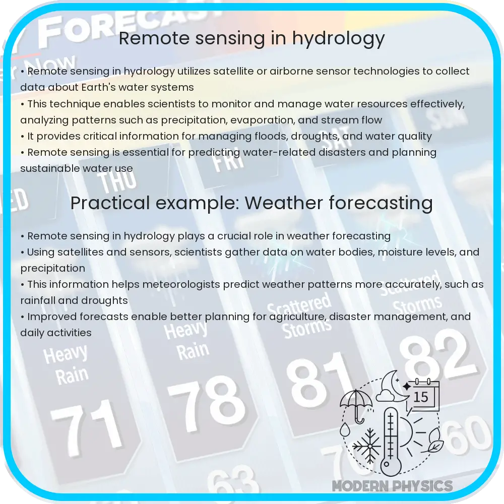 Remote Sensing in Hydrology | Water Cycle, Climate Impact & Risk Assessment
