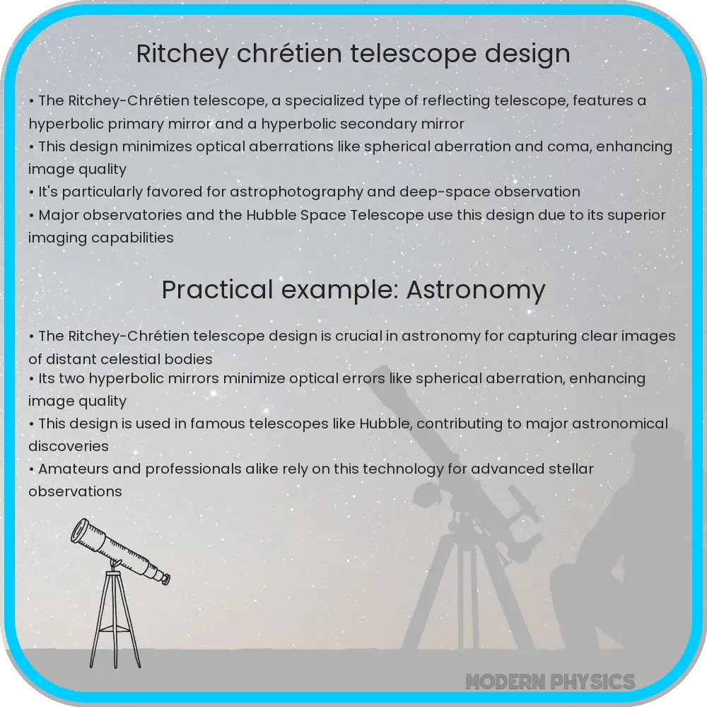 Ritchey-Chrétien Telescope Design | Precision, Clarity & Advanced Optics