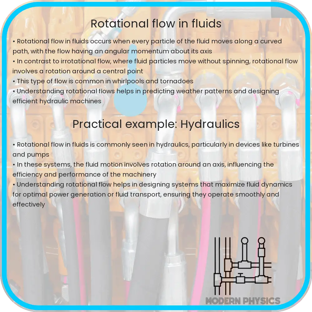 Rotational Flow In Fluids Dynamics Patterns And Analysis
