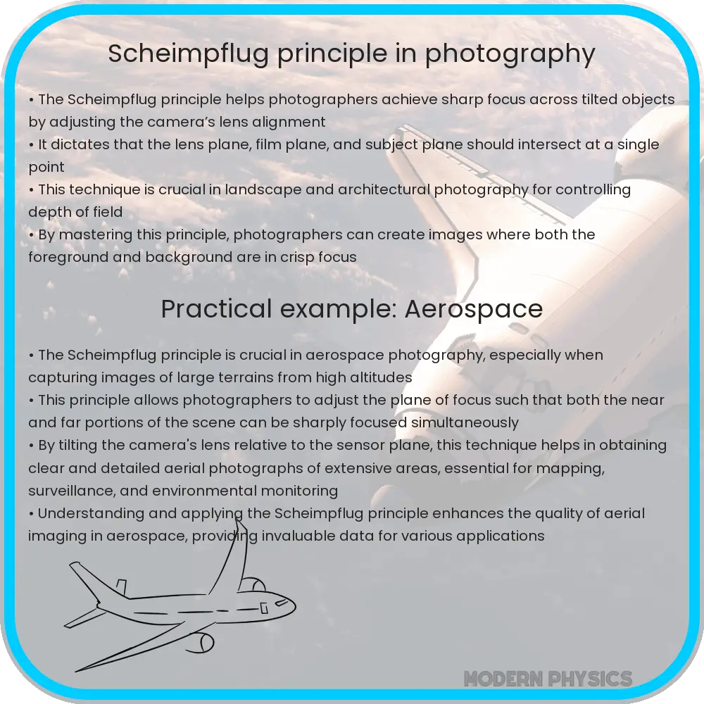 Scheimpflug Principle | Sharpness, Depth & Clarity in Photos
