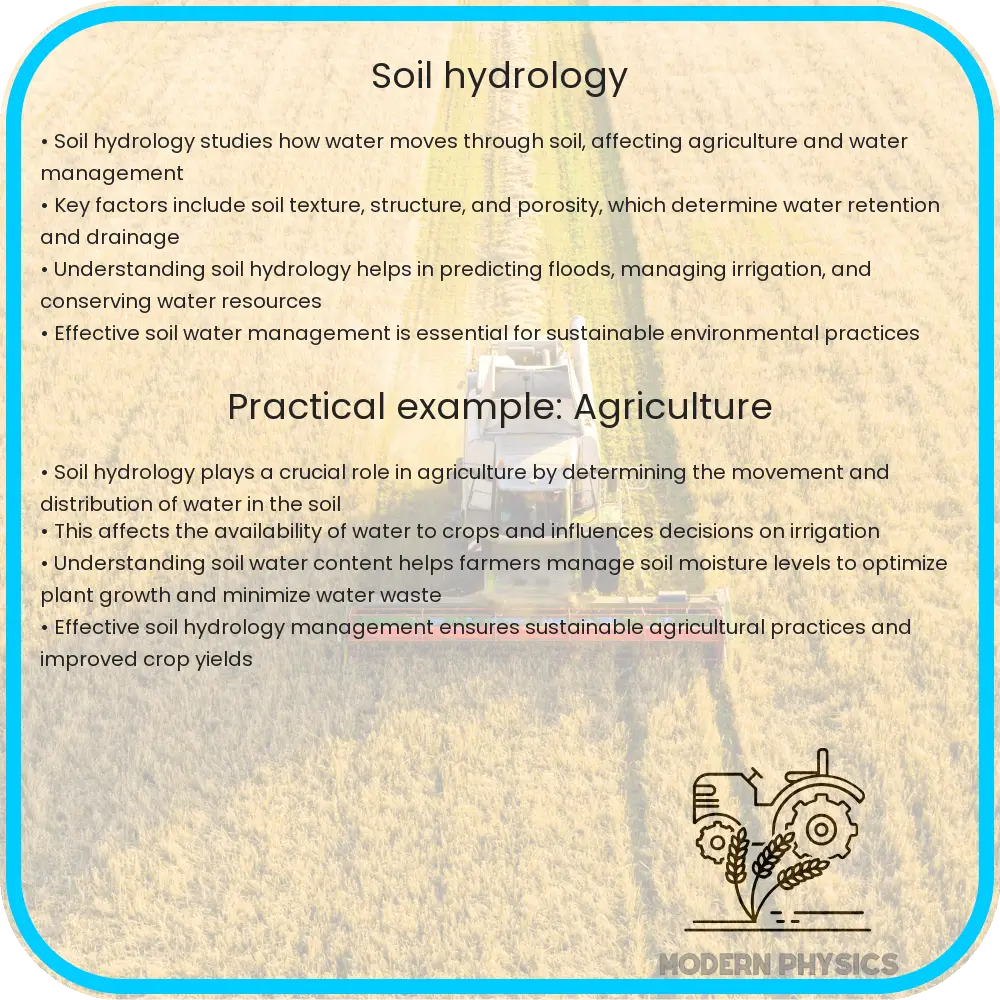 Soil Hydrology | Erosion, Irrigation & Crop Yield