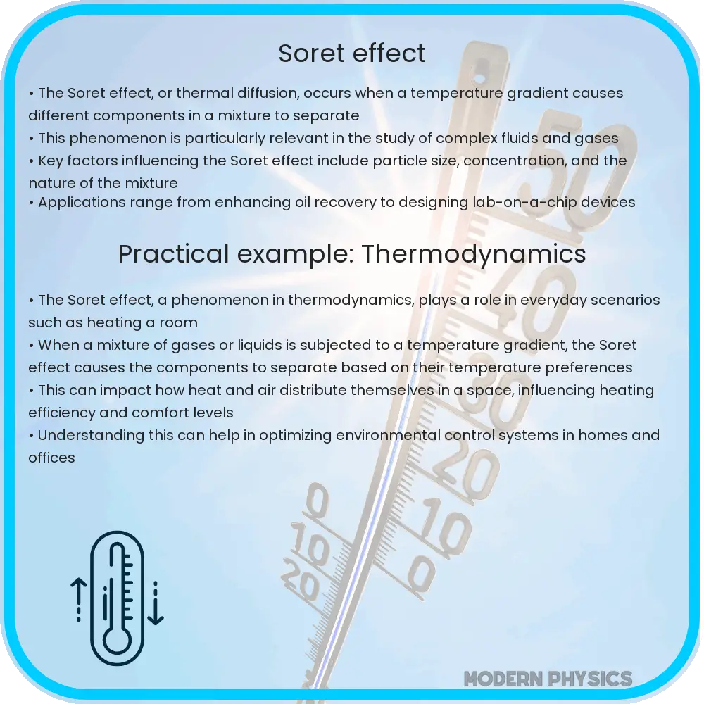 Soret Effect | Thermodynamic Principles & Transport Phenomena