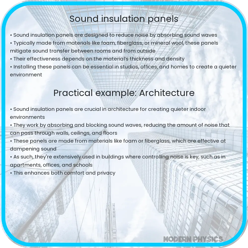 Sound Insulation Panels | Effective, Acoustic & Durable