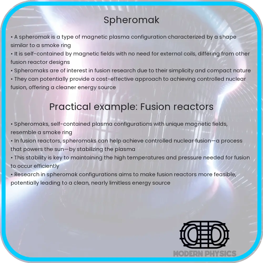 Spheromak | Magnetic Fields, Stability & Energy
