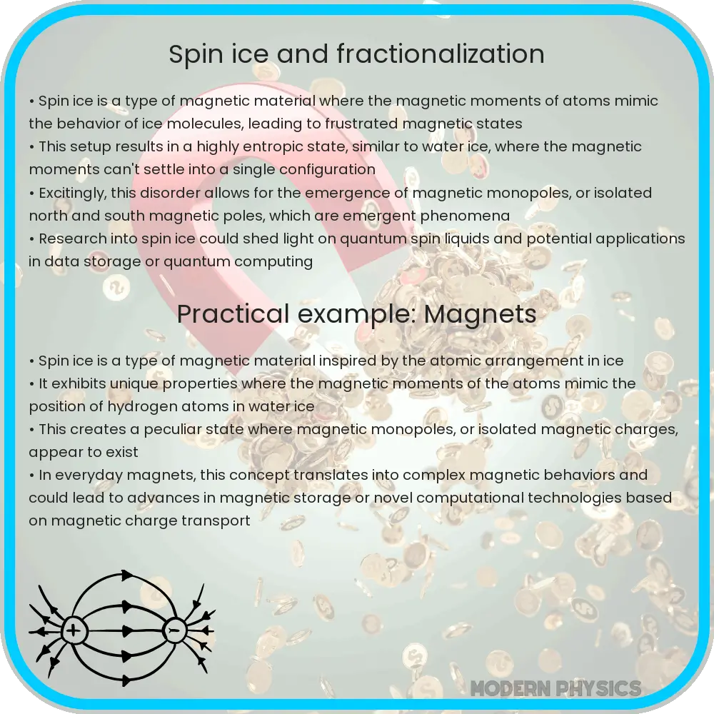 Spin Ice & Fractionalization | Quantum States & Magnetism