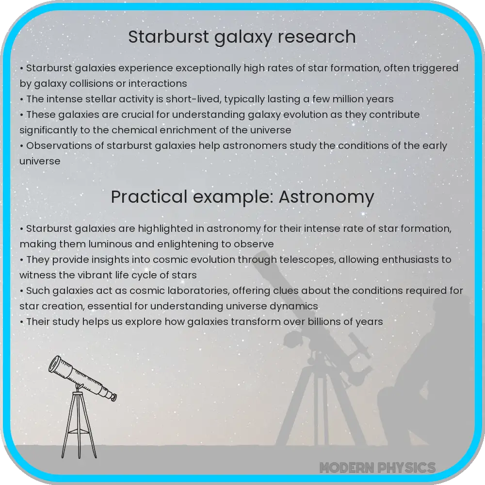 Starburst Galaxy Research | Insights, Evolution & Impact