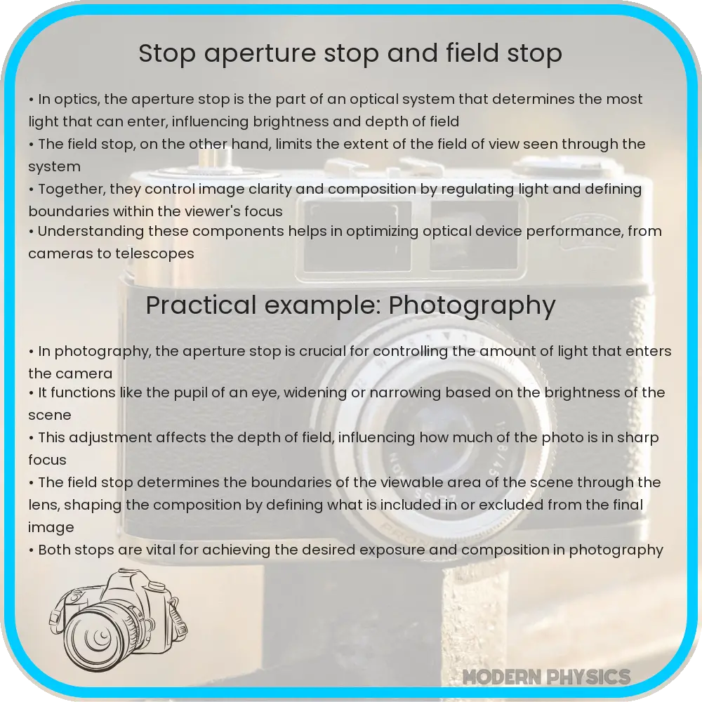 Aperture & Field Stop | Precision, Clarity & Control in Optics