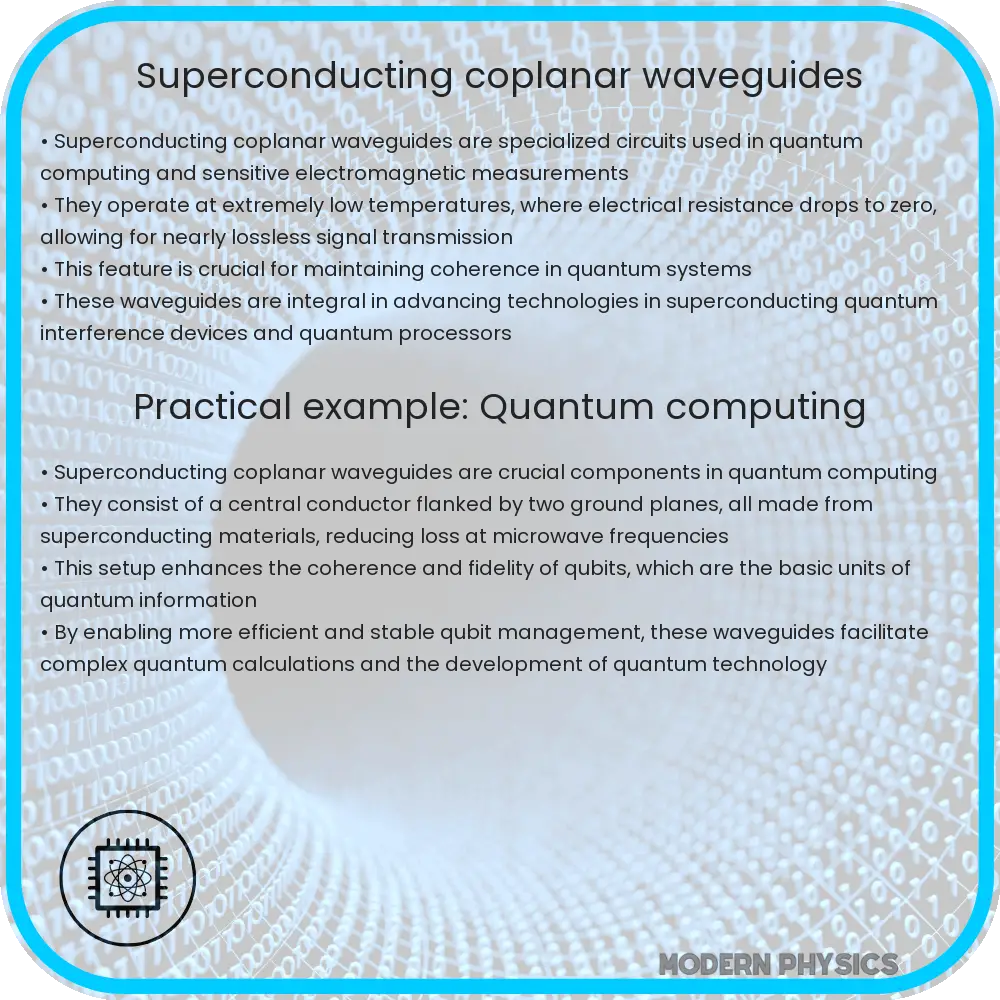 Superconducting Coplanar Waveguides | Low Loss, High Q & Precision
