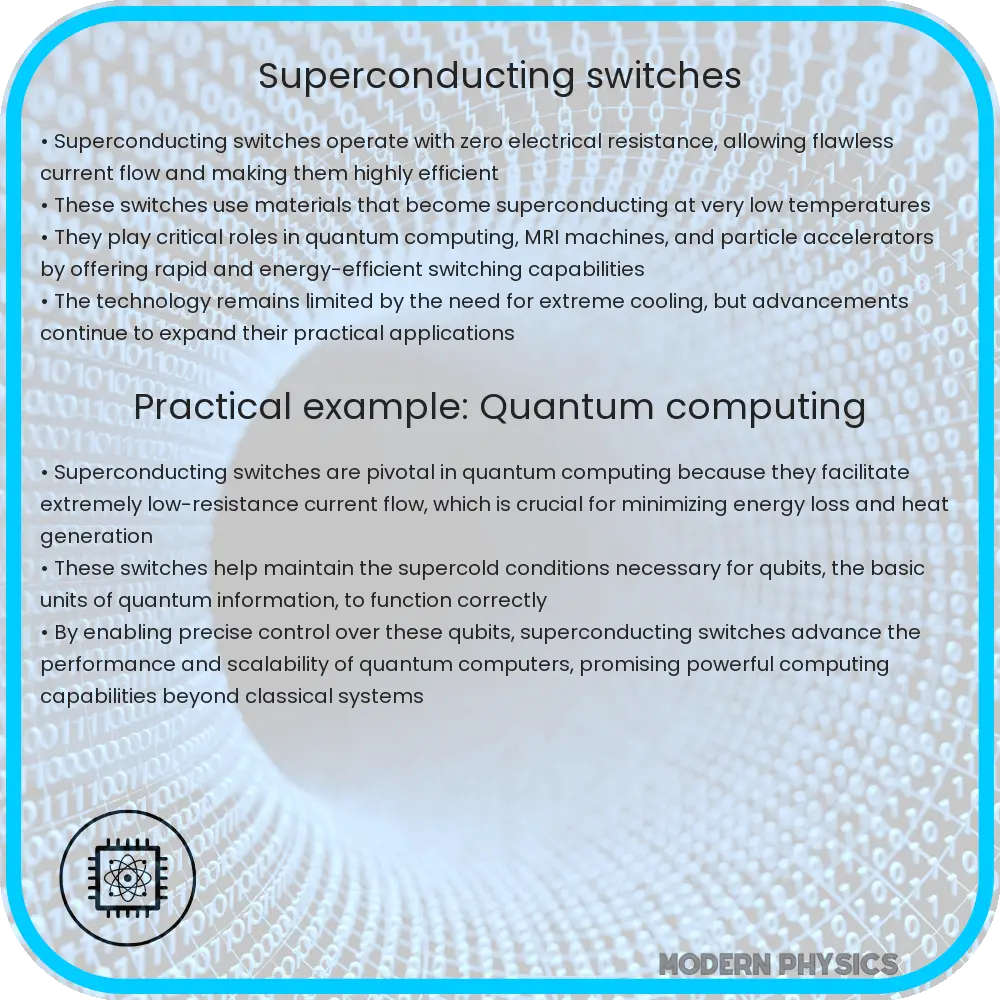 Superconducting Switches | Efficient, High-Speed & Reliable