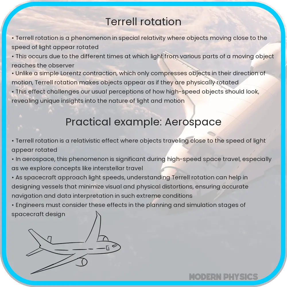 Terrell Rotation | Special Relativity, Visual Effects & Analysis