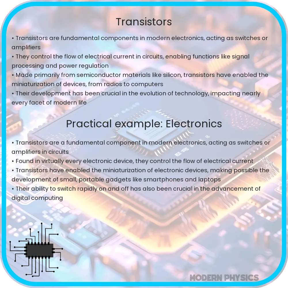 Transistors | Efficient, Durable & Advanced Materials