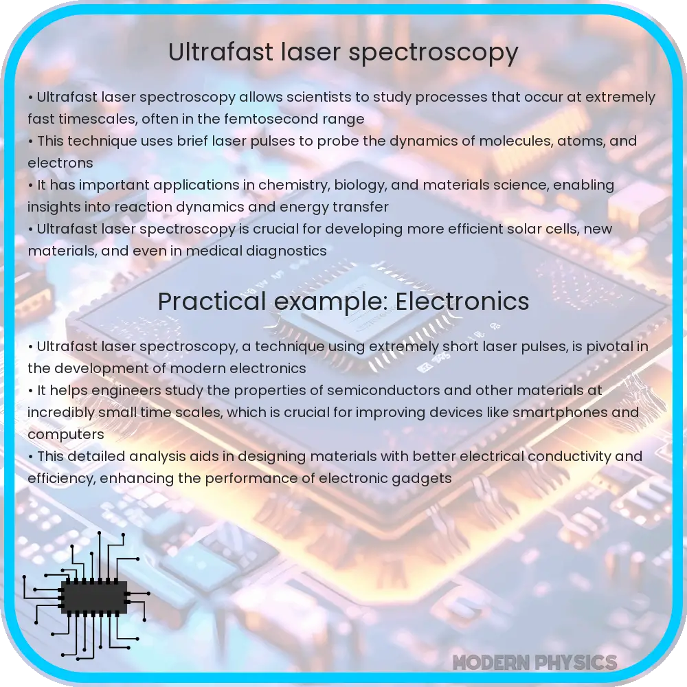 Ultrafast Laser Spectroscopy | Precision, Speed & Optics