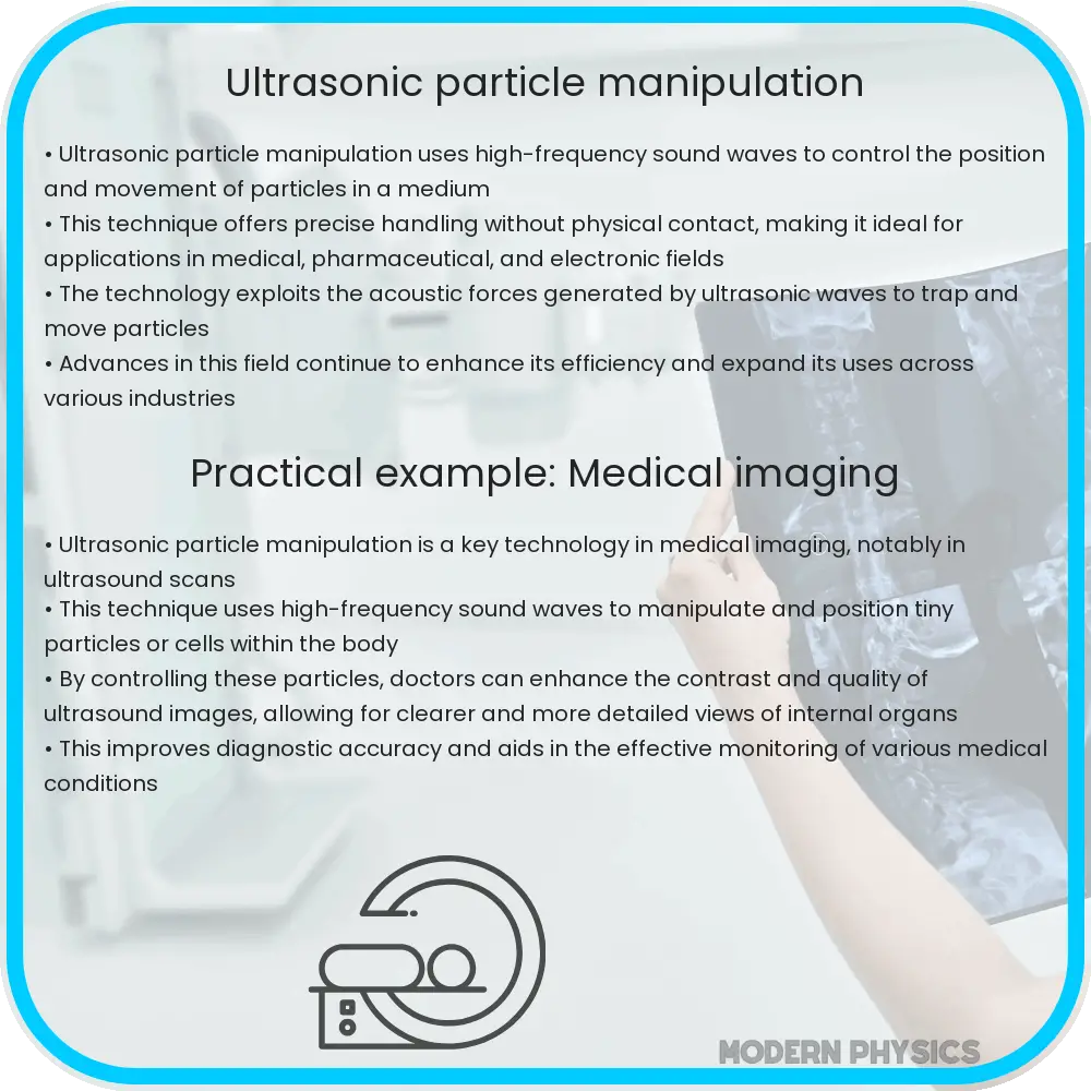 Ultrasonic Particle Manipulation | Precision, Control & Acoustics Ultrasonic Particle Manipulation | Precision, Control & Acoustics