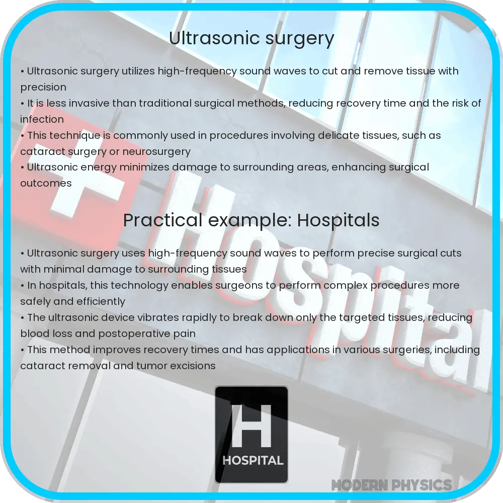 Ultrasonic Surgery | Precision, Speed & Safety in Acoustics