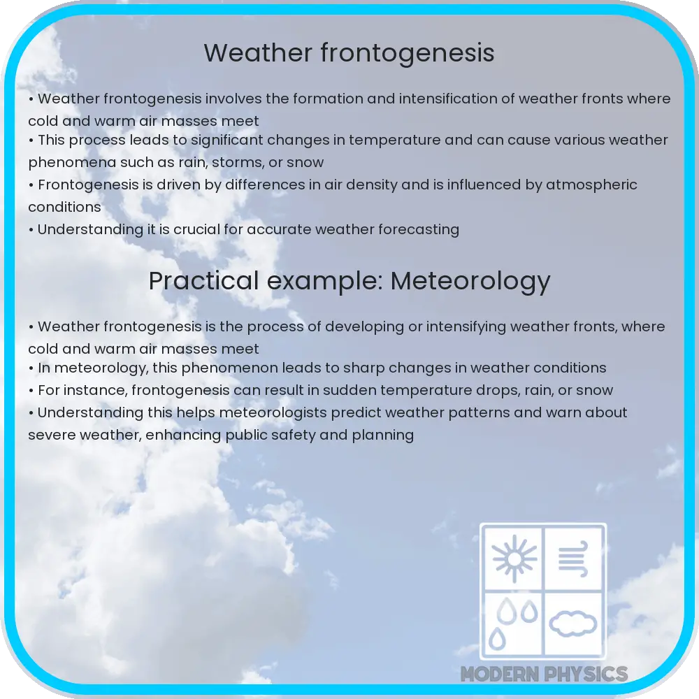 Weather Frontogenesis | Key Causes, Processes & Effects