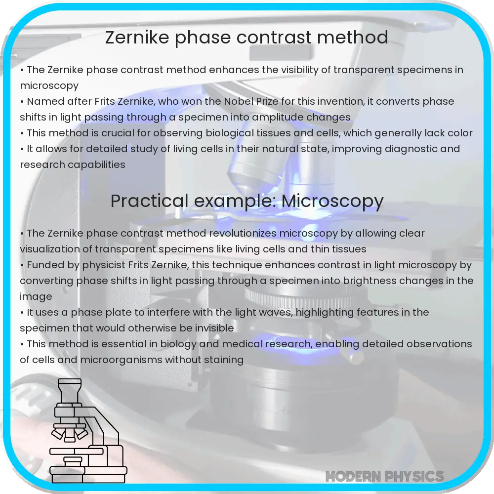 Zernike Phase Contrast Method | Enhance, Detect & Analyze in Optics